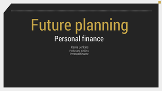 Personal finance at emaze Presentation