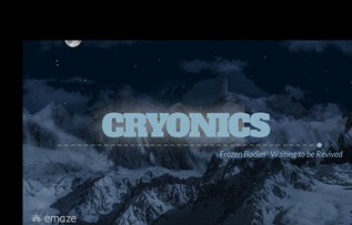 CRYONICS at emaze Presentation