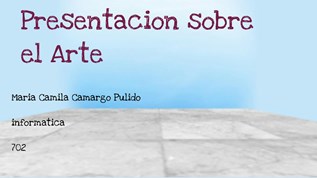 Presentacion sobre el Arte at emaze Presentation