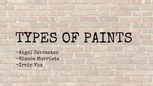 types of paints at emaze Presentation