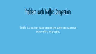 Problem with Traffic Congestion at emaze Presentation