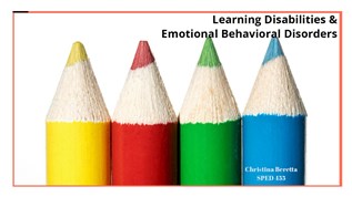 Learning Disabilities & Emotional Behavioral Disorders at emaze ...