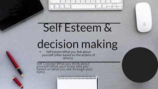 Self Esteem & decision making at emaze Presentation