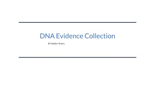DNA Evidence Collection at emaze Presentation