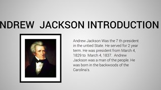 Andrew Jackson Hero Or Villain at emaze Presentation