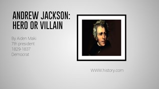 Andrew Jackson:Hero or VILLAIN at emaze E-Card