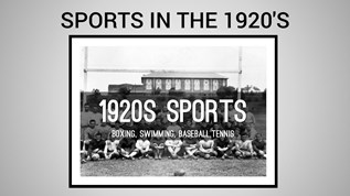 Athletes in the 1920s copy1 at emaze Presentation