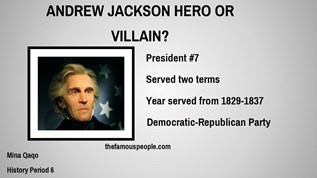 Andrew Jackson - Hero or Villain at emaze Presentation