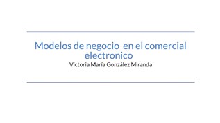 Modelos de negocio en el comercial electronico at emaze Presentation