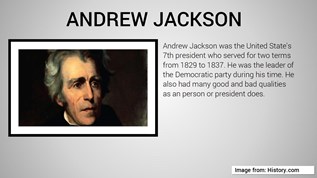 Andrew jackson at emaze Presentation