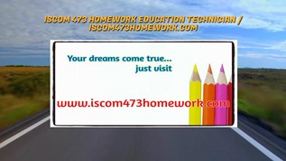 ISCOM 473 HOMEWORK Education Technician at emaze Presentation