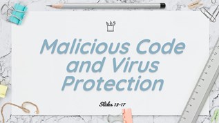 Malicious Code and Virus Protection at emaze Presentation