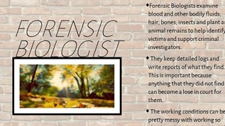 forensic Biologist at emaze Presentation