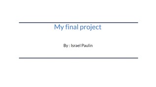 My final project at emaze Presentation