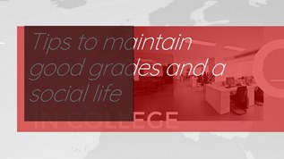 Tips to maintain good grades and a social life at emaze Presentation