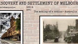 Discovery and settlement of melbourne at emaze Presentation