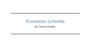 El proyecto- La familia at emaze Presentation