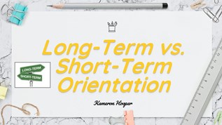 Long-Term vs. Short-Term Orientation at emaze Presentation