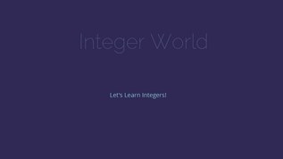 Integer World at emaze Presentation
