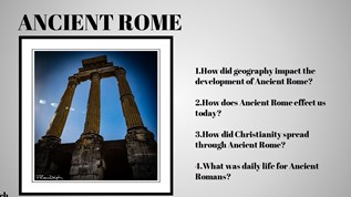 Ancient Rome project at emaze Presentation