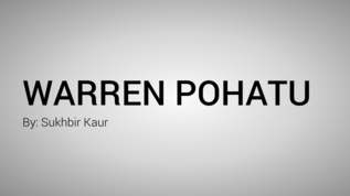 Warren Pohatu on emaze