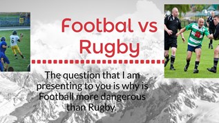 Footbal vs Rugby at emaze Presentation