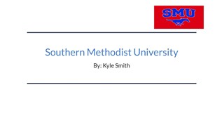 Southern Methodist University at emaze Presentation