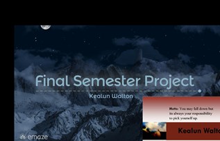 Final Semester Project at emaze Presentation