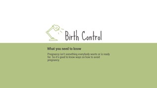 Birth Control at emaze Presentation