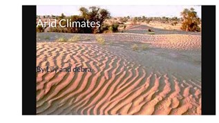 Arid Climate at emaze Presentation
