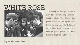 White Rose at emaze Presentation