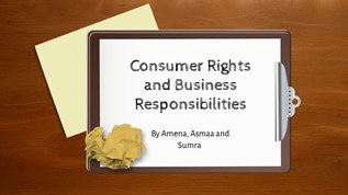 Consumer rights and Business Responsibilities at emaze Presentation