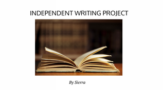 Independent Writing Project - Cookbook at emaze Presentation