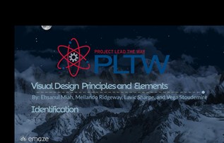 Visual Design Principles and Elements Identification at emaze Presentation