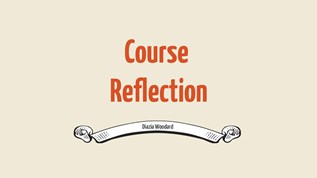 Course Reflection at emaze Presentation