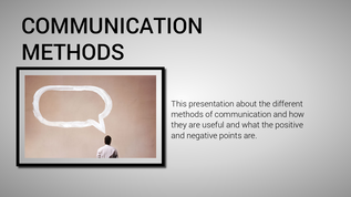 communication methods at emaze Presentation