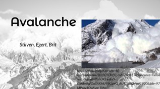Avalanche at emaze Presentation