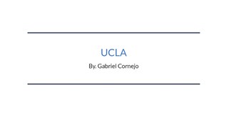 UCLA at emaze Presentation