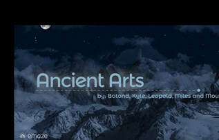 Ancient Arts at emaze Presentation