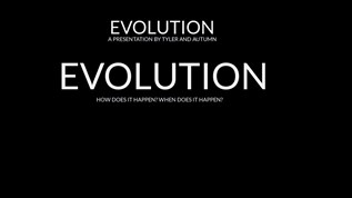 EVOLUTION at emaze Presentation
