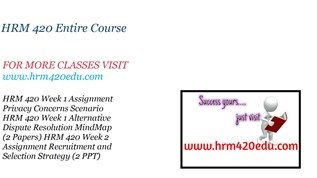 HRM 420 Edu Redefine the Possible hrm420edu.com at emaze Presentation