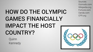How do the olympic games financially impact the host at emaze Presentation