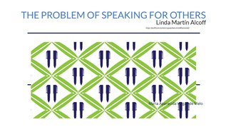 The problem of speaking for others at emaze Presentation