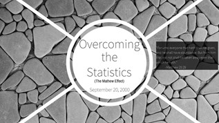 Outliers: The Matthew Effect at emaze Presentation