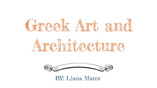 Greek Art and Architecture at emaze Presentation