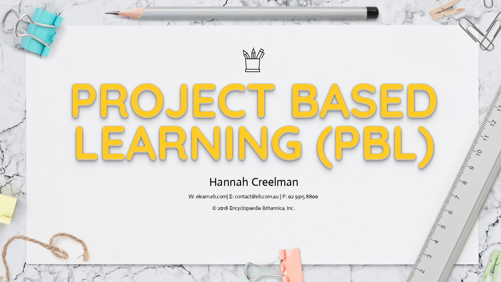 PROJECT BASED LEARNING (PBL) at emaze Presentation