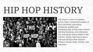 HIPHOP HISTORY at emaze Presentation
