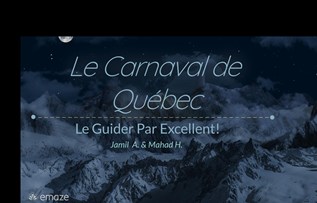Le Carnaval de Quebec at emaze Presentation