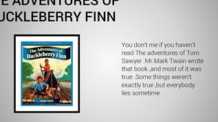 the adventures of huckleberry finn at emaze Presentation