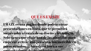 QUE ES EMAZE at emaze Presentation